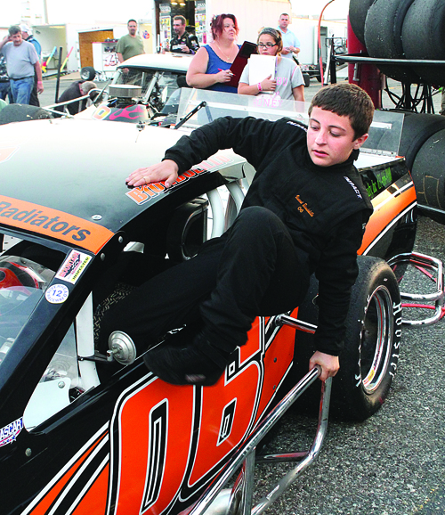 Making history at Riverhead Raceway — without a driver’s license - The ...